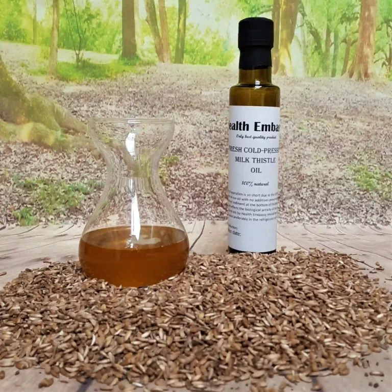 Unrefined Fresh Cold Pressed Milk Thistle Oil Health Embassy